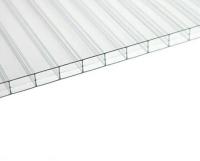China Opal Polycarbonate Hollow Sheet 4mm to 20mm Twin Wall Honeycomb Anti UV Durable Construction Material for sale