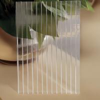 China B2 Fire Rating Polycarbonate Hollow Sheet 2.1x5.8m Impact Resistant Lightweight Transparent Panels for sale