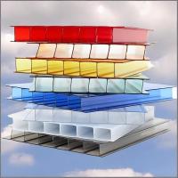 China Opal Polycarbonate Hollow Sheet 4mm to 20mm Twin Wall Honeycomb Anti UV Durable Construction Material for sale