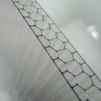 China TOPPC Polycarbonate Hollow Sheet 4mm-20mm Twin Wall Honeycomb Panel B2 Fire Rated for sale