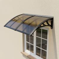 China Wall-mounted Polycarbonate canopy built for window awning projects delivering effective sunshade and sturdy construction for sale