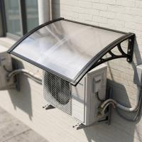 China Wall-mounted Polycarbonate canopy built for window awning projects delivering effective sunshade and sturdy construction for sale