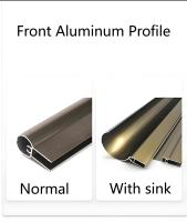 China TOPPC06 Polycarbonate Window Awning 2.5mm Solid Sheet Aluminum Profile Connecting Parts Wall Mounted for sale