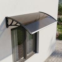 China TOPPC Polycarbonate Window Awning DIY Canopy Wall Mounted UV Protection -40C to 120C for sale