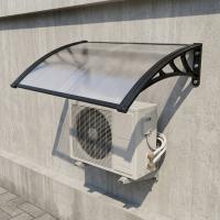 China TOPPC Polycarbonate Window Awning DIY Canopy Wall Mounted UV Protection -40C to 120C for sale