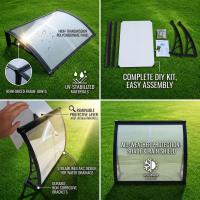 China Polycarbonate Window Awning 2.5mm Solid 5.0mm Hollow Manual Operation Aluminium Profile for sale