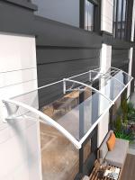 China TOPPC06 Aluminum Frame Polycarbonate Window Awning Weather Resistant -40°C to 120°C for sale