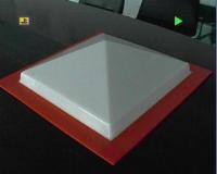 China Customized Transparent Polycarbonate Pyramic Skylight Dome, Easy to Install & Transport, Custom Sizes Available, Long Lasting Roof Light Cover for sale