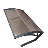 China Bronze Polycarbonate sheet Roofing Plastic Bracket Lawn Mower Canopy Easy install for sale