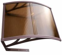 China Bronze Polycarbonate sheet Roofing Plastic Bracket Lawn Mower Canopy Easy install for sale