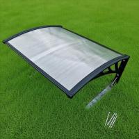 China Transparent  Polycarbonate Hollow sheet Roofing Plastic Bracket Lawn Mower Canopy Easy install for sale