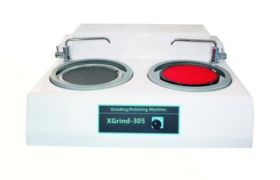 China Fixed Speed Left 450rpm Metallographic Grinding and Polishing Machine 370W Motor Power for sale