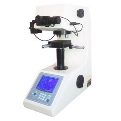 China Worm lifting structure Manual Turret Digital Micro Vickers Hardness Tester Large LCD for sale
