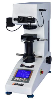 China Large LCD Digital Eyepiece manual turret Vickers hardness testing Machine by weights loading for sale