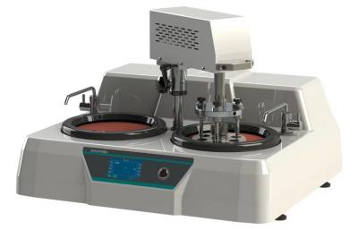 China Double Disc Semi Automatic Metallographic Sample Polishing Machine Mechanical Pressure for sale
