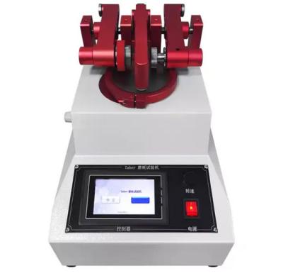 China 70rpm Rotation Leather Rubber Testing Taber Abrasion Tester With Touch Screen Controller for sale