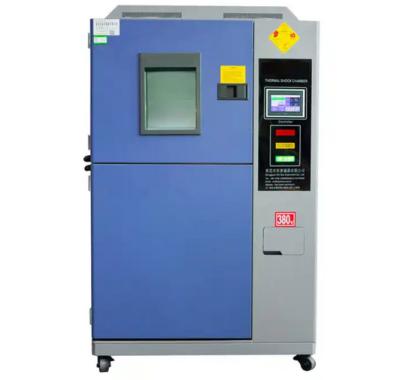 China Two Zone High And Low Temperature Thermal Shock Test Chamber Microprocessor PID Controlled for sale