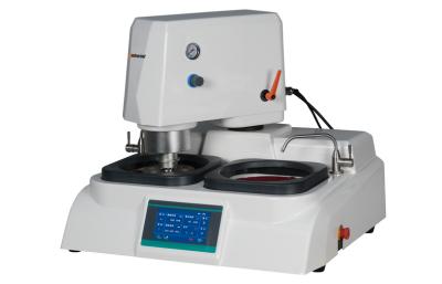 China Double Disc 250mm Stepless Speed Automatic Grinding Polishing Machine Touch Controller for sale