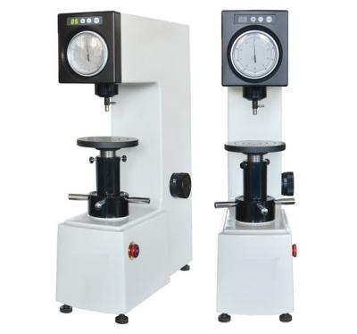 China Motorized Loading Rockwell Hardness Test Machine 0.5HR Resolution Dial Reading for sale