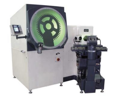 China Floor Type Diameter 800mm Large Screen Measuring Profile Projector With Rotary Worktable for sale