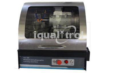 China Overheating Protection Manual Metallographic Cutting Machine with Recycling Water Cooling for sale