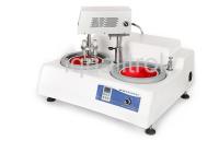 China 50-1000rpm Metallographic Grinding And Polishing Machine 550W Double Disc 203mm for sale
