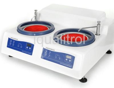 China Double Disc Two Motors Metallographic Polishing Machine Stepless Speed 50-600rpm for sale