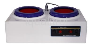 China Desk Top Double Disc 203mm Metallographic Sample Polishing Machine Speed 1400rpm for sale