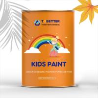 China Interior Kids Room Child Friendly Wall Paint Low VOC Non Formaldehyde Paint for sale