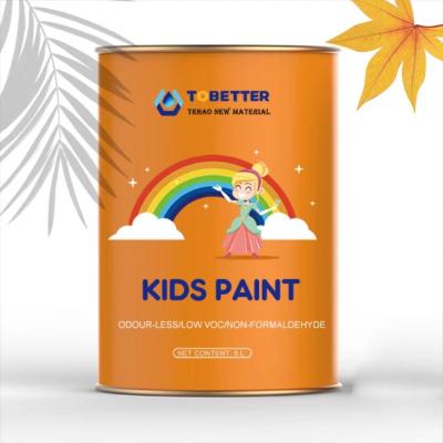 China Interior Kids Room Child Friendly Wall Paint Low VOC Non Formaldehyde Paint for sale