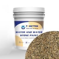 China Imitation Granite Stone Finish Texture Paint Water And Water Waterborn Similar To Dulux for sale