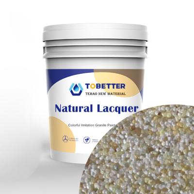 China Acrylic Wall Coating Paint Stone Effect Wall Paint Rock Pieces Sand Nippon Colorful Flake for sale