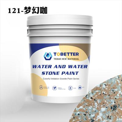 China 121 Granite Imitation Stone Paint Water And Water Similar To Dulux Faux Stone Paint for sale