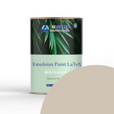 China Anti Pollution Khaki Exterior Wall Water Based Latex Paint With Subtle Gloss for sale