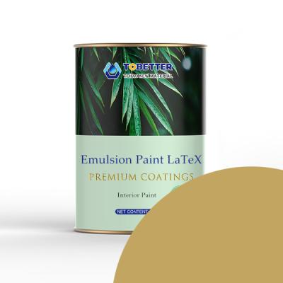 China Beige Plus Healthy Indoor Paint Anti Formaldehyde Mildew Resistance For Living Spaces for sale