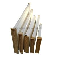 China 3452001685 Anti Static Polyester Dust Collector 99.99% Polyester Flat Frame Air Filter for sale