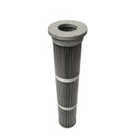 China Pleated Dust Collector Filter Cartridge 178mm x 145mm Polyester HEPA Air Filter for sale