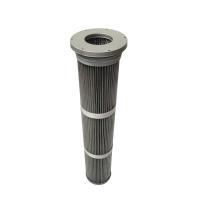 China Pleated Dust Collector Filter Cartridge 178mm x 145mm Polyester HEPA Air Filter for sale