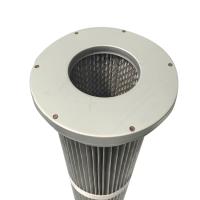 China Industrial Dust Collector Pleated Filter Cartridge 178mm x 145mm Polyester Antistatic for sale