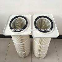 China 99.99% Pleated Filter Bags for Gas Turbine Pressure Vessel Air Filtration 0.6-1.2 m/min for sale