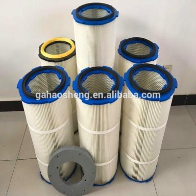 China 99.99% Pleated Filter Bags for Gas Turbine Pressure Vessel Air Filtration 0.6-1.2 m/min for sale
