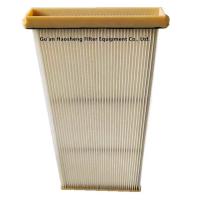 China Flat Panel Truck Air Filter KFEW3007PPVE 178mm x 145mm Pleated Dust Collector for sale