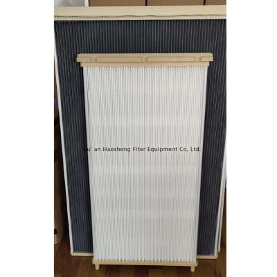 China Dust Collector Filter Cartridge 0380757 PTFE Membrane Polyester Pleated 15 g/m for sale