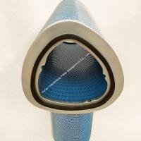 China Coalescing Filter Cartridge P034303-016-436 Flame Retardant Dust Air Filter 80% Cellulose 20% Polyester for sale