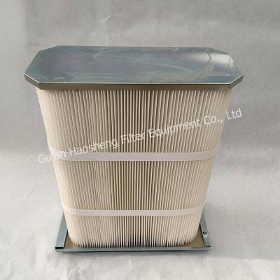 China Polyester Fiber Dust Collection Filter Cartridge 57714388 0.6-1.2 m/min for Mining Machinery for sale