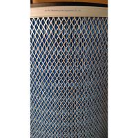 China Flame Retardant 2U Dust Collector Paper Filter Cartridge 65°C for Air Dust for sale
