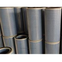 China Flame Retardant 2U Dust Collector Paper Filter Cartridge 65°C for Air Dust for sale