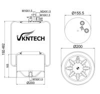 China TRUCK  AIR SPRING FOR MERCEDES BENZ A 942.320.50.21  Contitech 4390NP22 REPLACE BY VKNTECH 1K4122 MERCEDES BENZ AIR SPRING ATROS MP2 MERCEDES BENZ A 942.320.50.21  Contitech 4390NP22 for sale