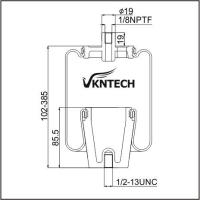 China Cabin Air Spring MACK 227QS38 227QS38A 227QS38B Goodyear 1S5-055 Replacement VKNTECH 1S5-055 for sale