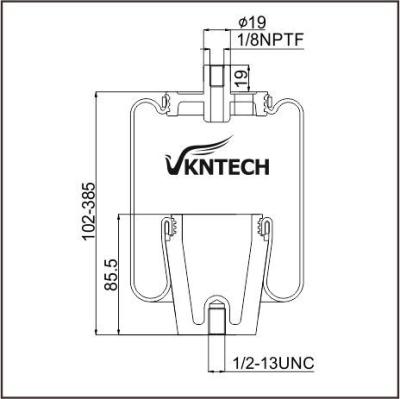 China Cabin Air Spring MACK 227QS38 227QS38A 227QS38B Goodyear 1S5-055 Replacement VKNTECH 1S5-055 for sale